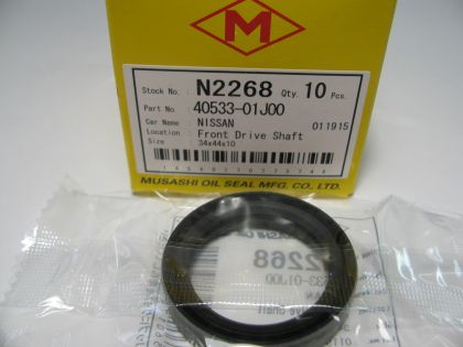 Oil seal UDS-3 34x44x10 Musashi N2268, front axle of Nissan ОЕМ 40533 ...