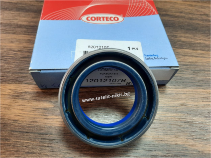 Oil seal COMBI SF6 Simmerring 40x60x18.5 NBR/CORTECO for differential ...